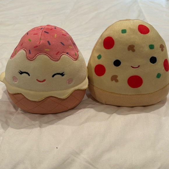 Squishmallows | Toys | Pep The Pizza Slice And Shannon The Vanilla Ice ...